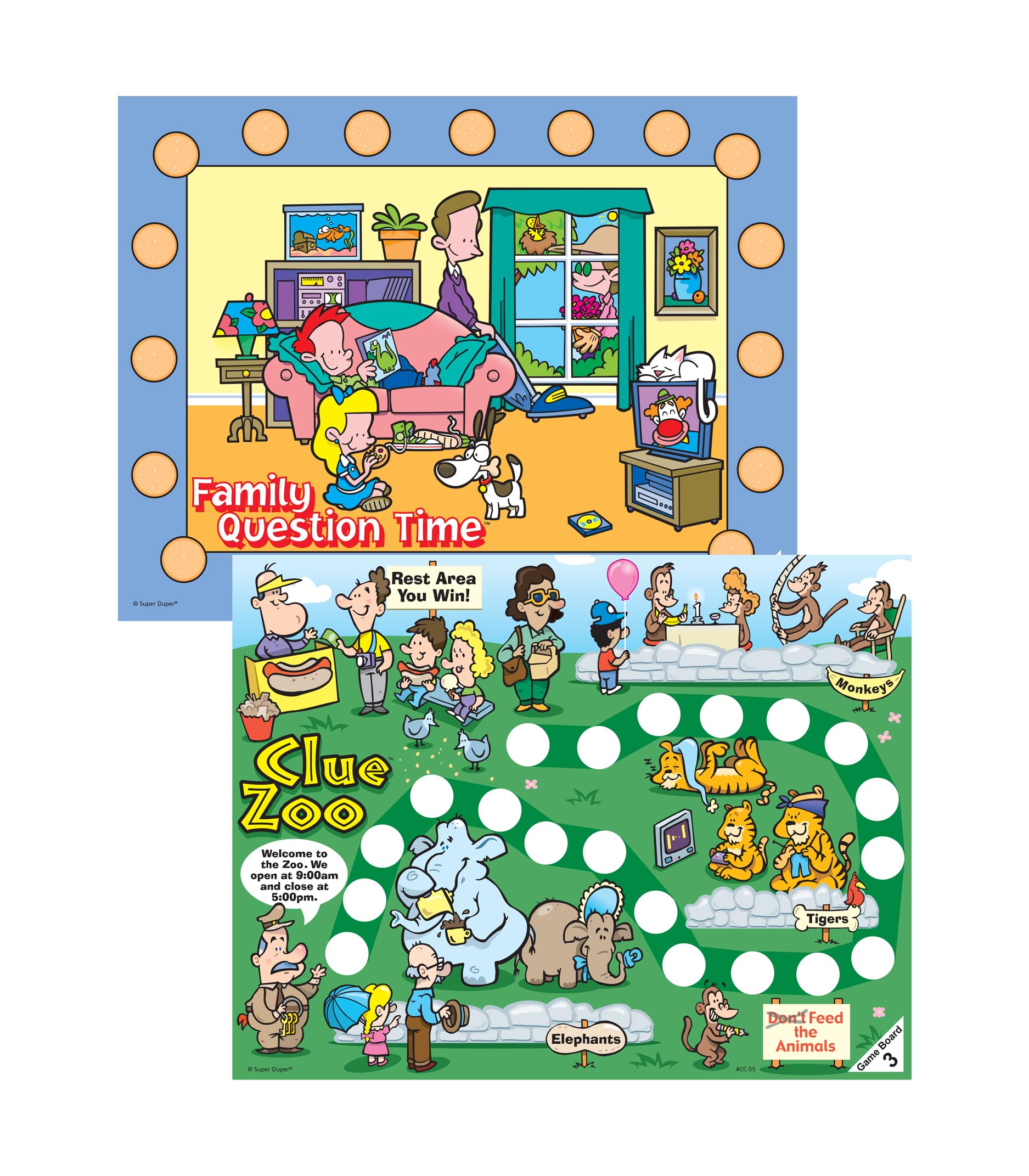 Super Duper Publications | WH Chipper Chat® Magnetic Game with Magic Wand | Educational Learning Resource for Children