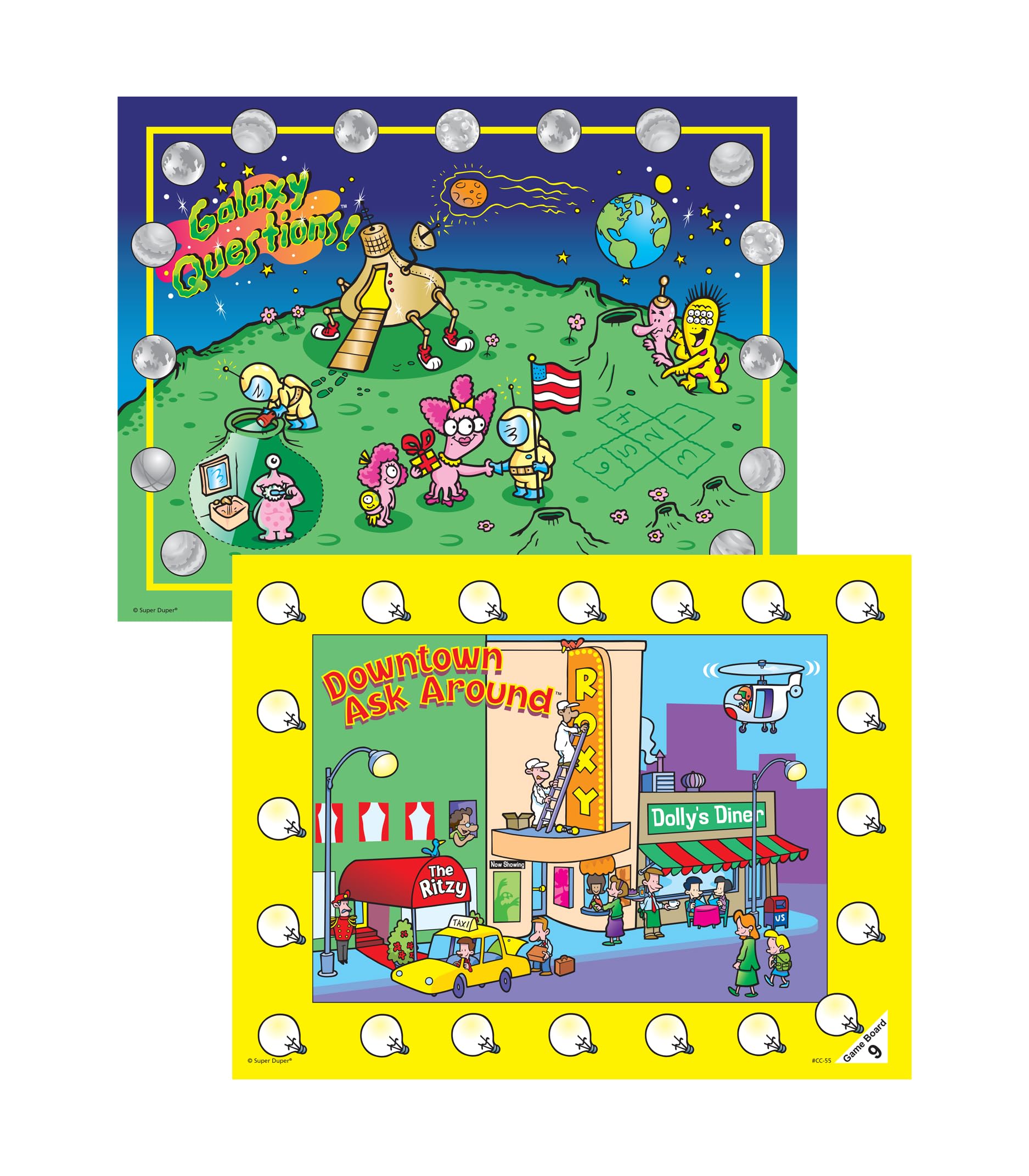 Super Duper Publications | WH Chipper Chat® Magnetic Game with Magic Wand | Educational Learning Resource for Children