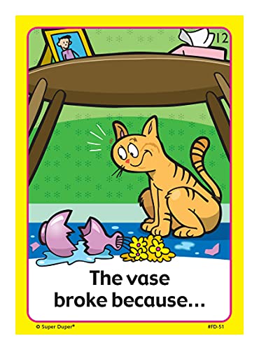 Super Duper Publications | Understanding Inferences Fun Deck | Problem Solving and Reasoning Skills Flash Cards | Educational Learning Materials for Children
