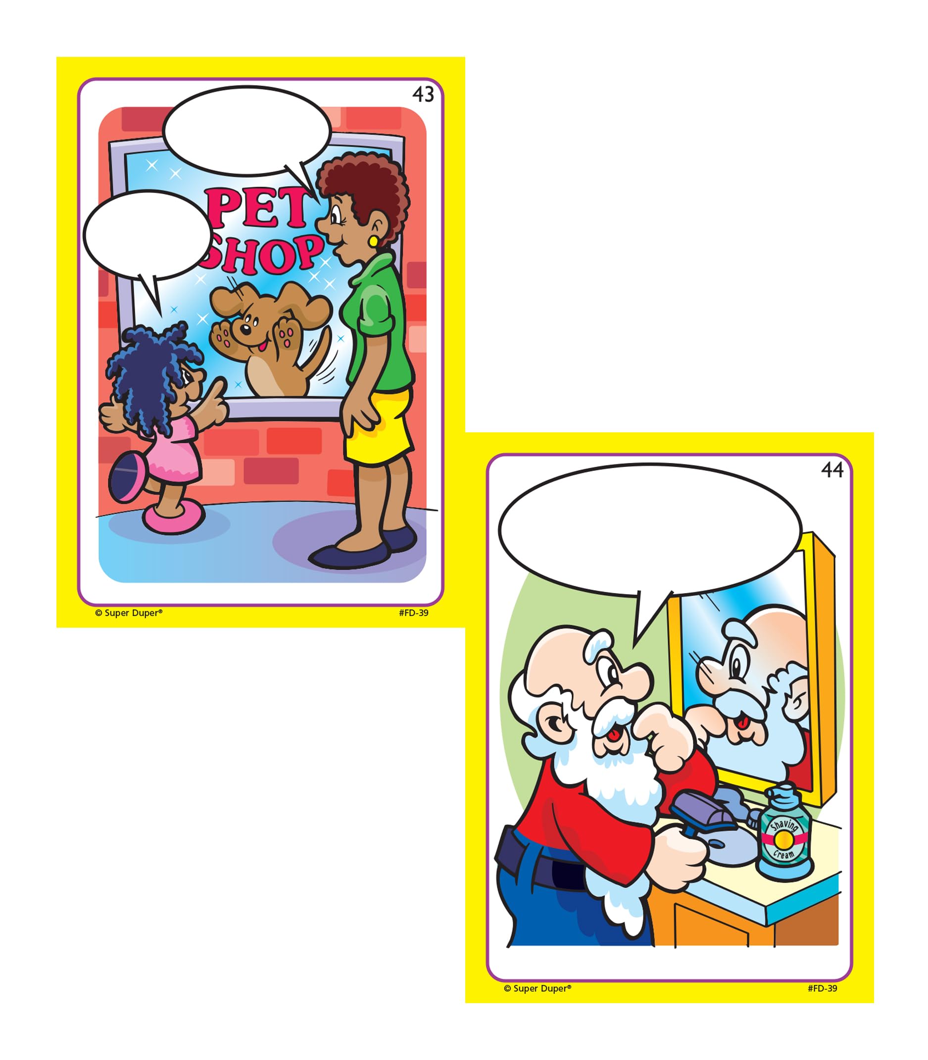 Super Duper Publications | What's Being Said? Fun Deck Flash Cards | Educational Learning Resource for Children