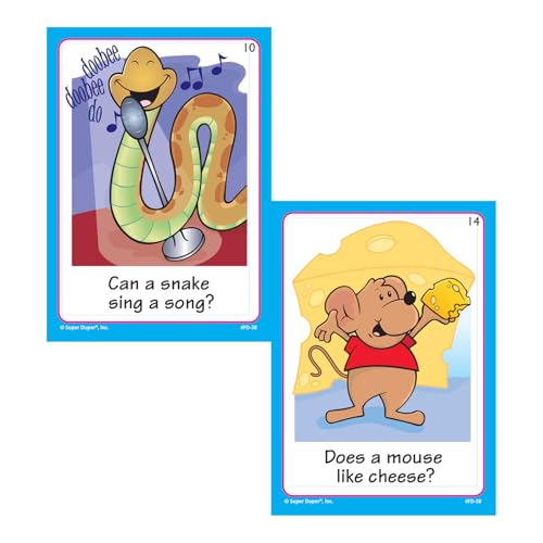 Super Duper Publications | Yes or No? Fun Deck Flash Cards | Educational Learning Resource for Children