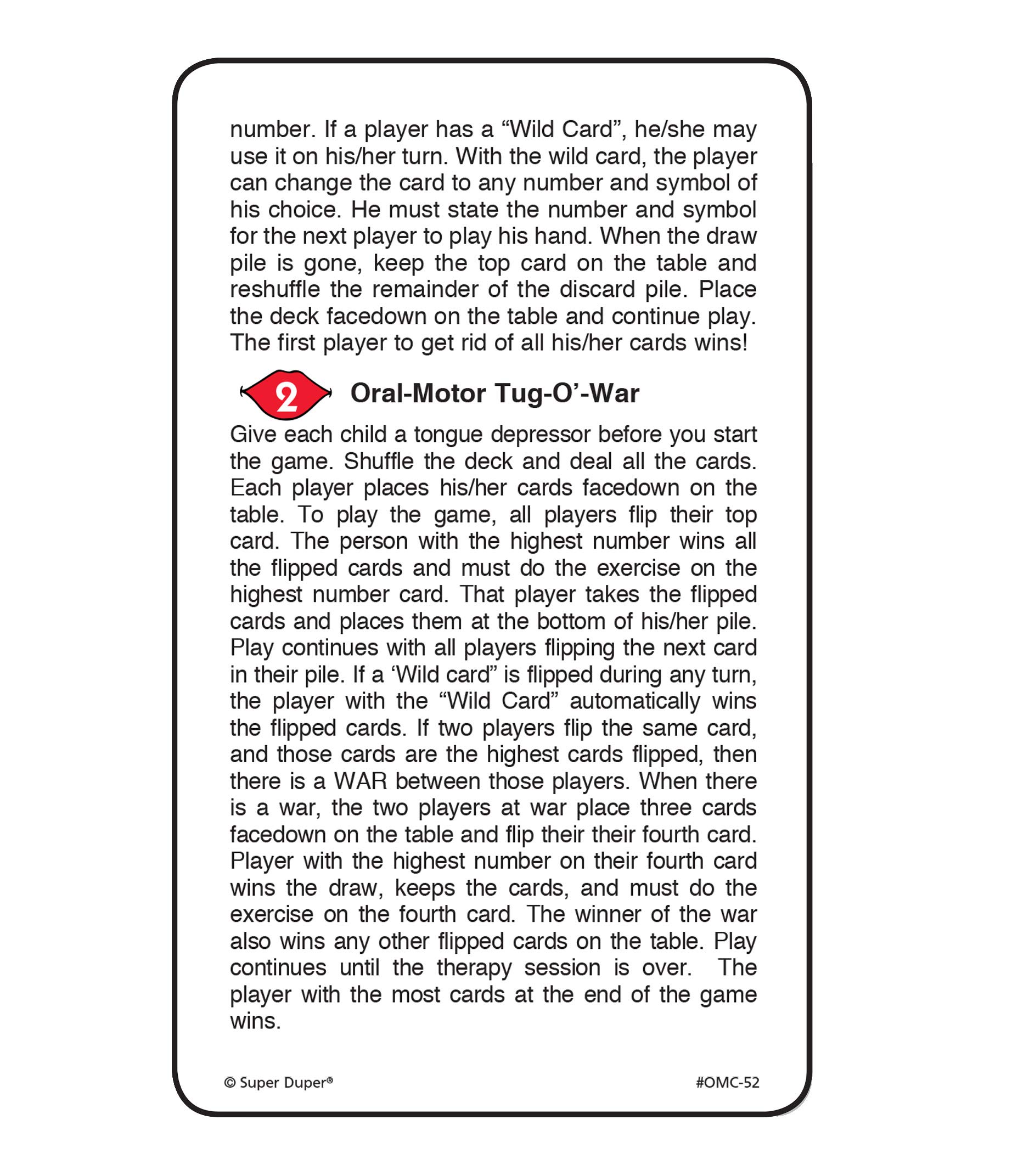 Super Duper Publications | Can Do Oral-Motor Fun Deck Flash Cards | Educational Learning Resource for Children