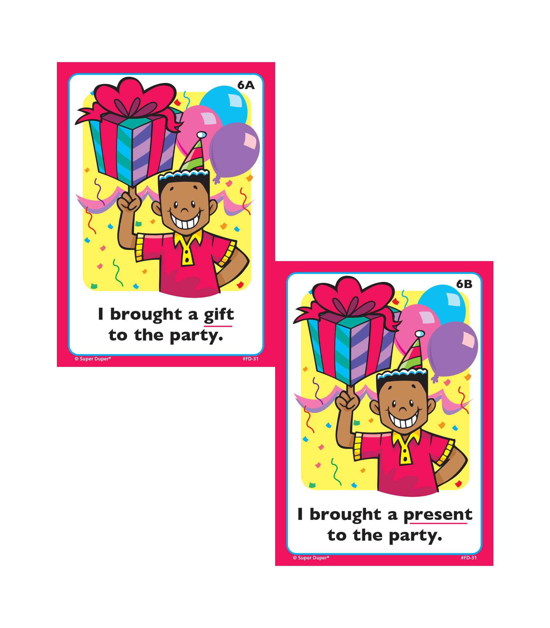 Super Duper Publications | Synonyms Fun Deck Flash Cards | Educational Learning Resource for Children