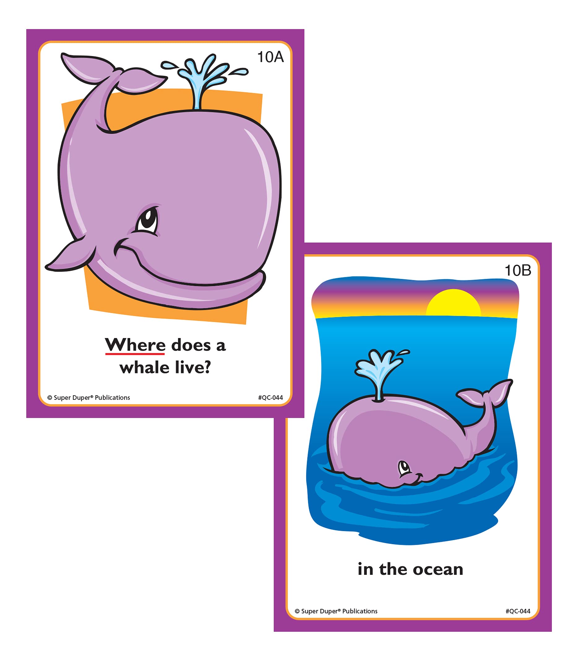 Super Duper Publications | Ask and Answer® Where Questions Fun Deck | Communication and Language Processing Skills Flash Cards | Educational Learning Materials for Children