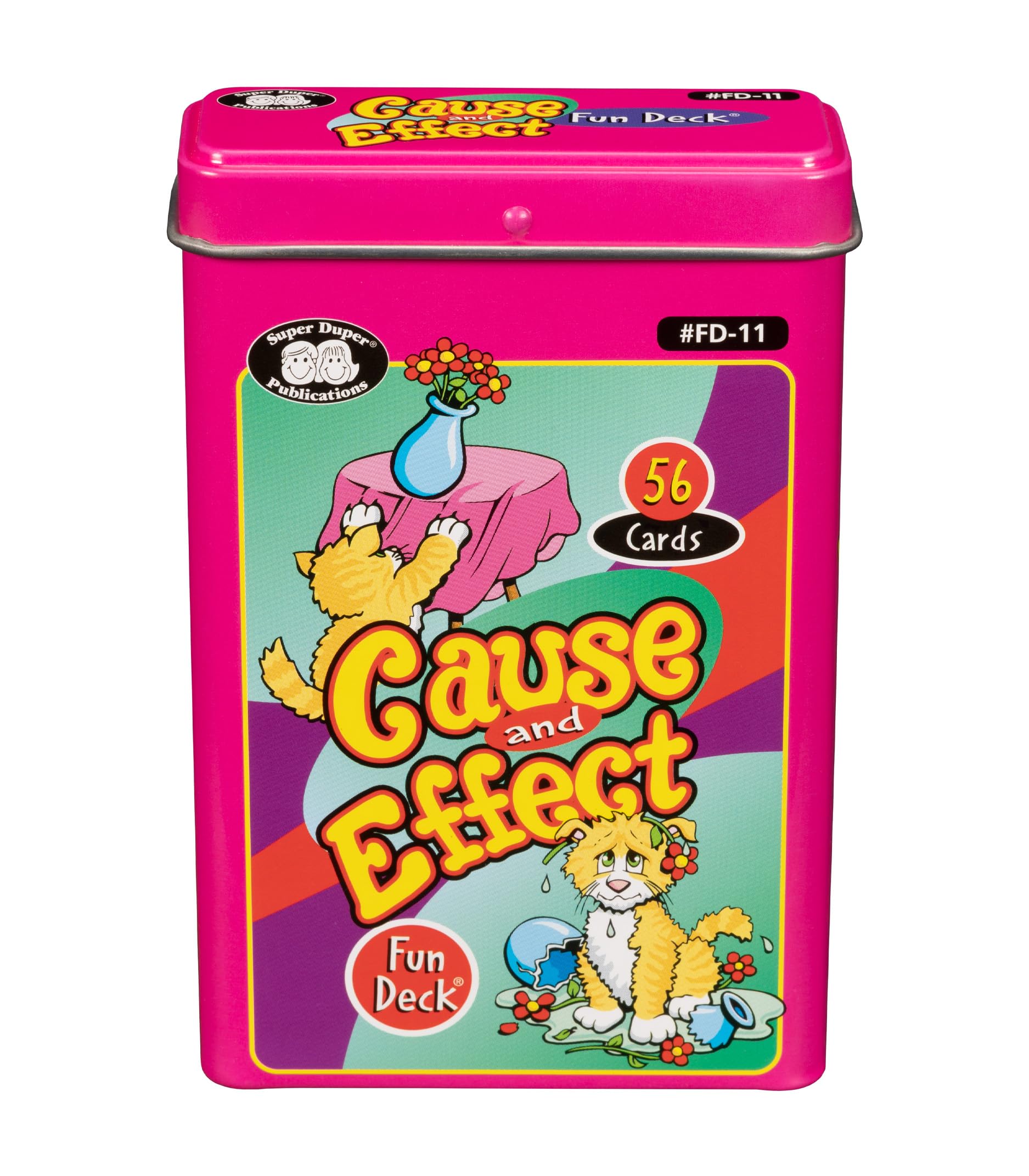 Super Duper Publications | Cause and Effect Fun Deck | Predicting Outcomes Flash Cards | Educational Learning Materials for Children