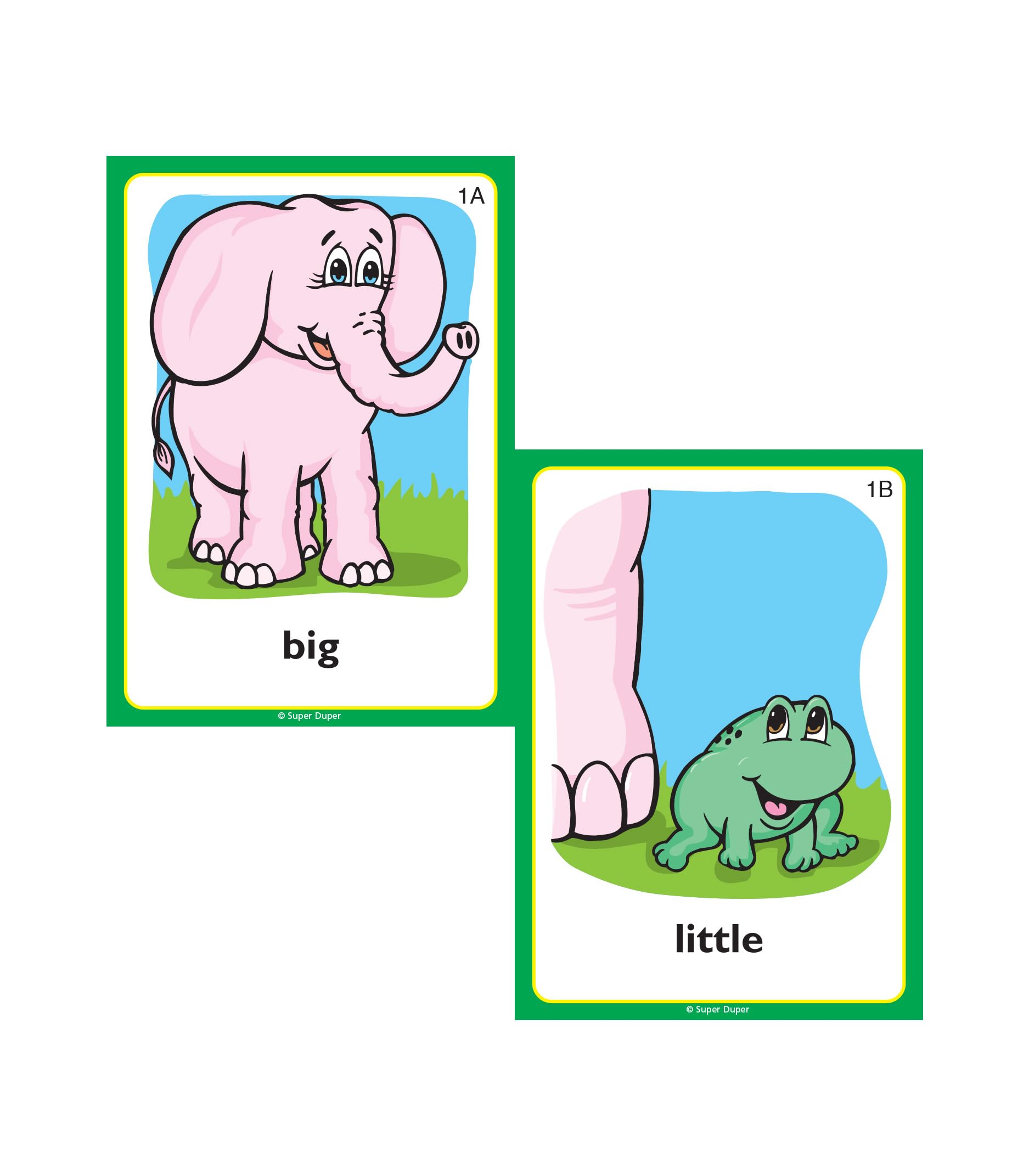 Super Duper Publications | Opposites Fun Deck Flash Cards | Educational Learning Resource for Children
