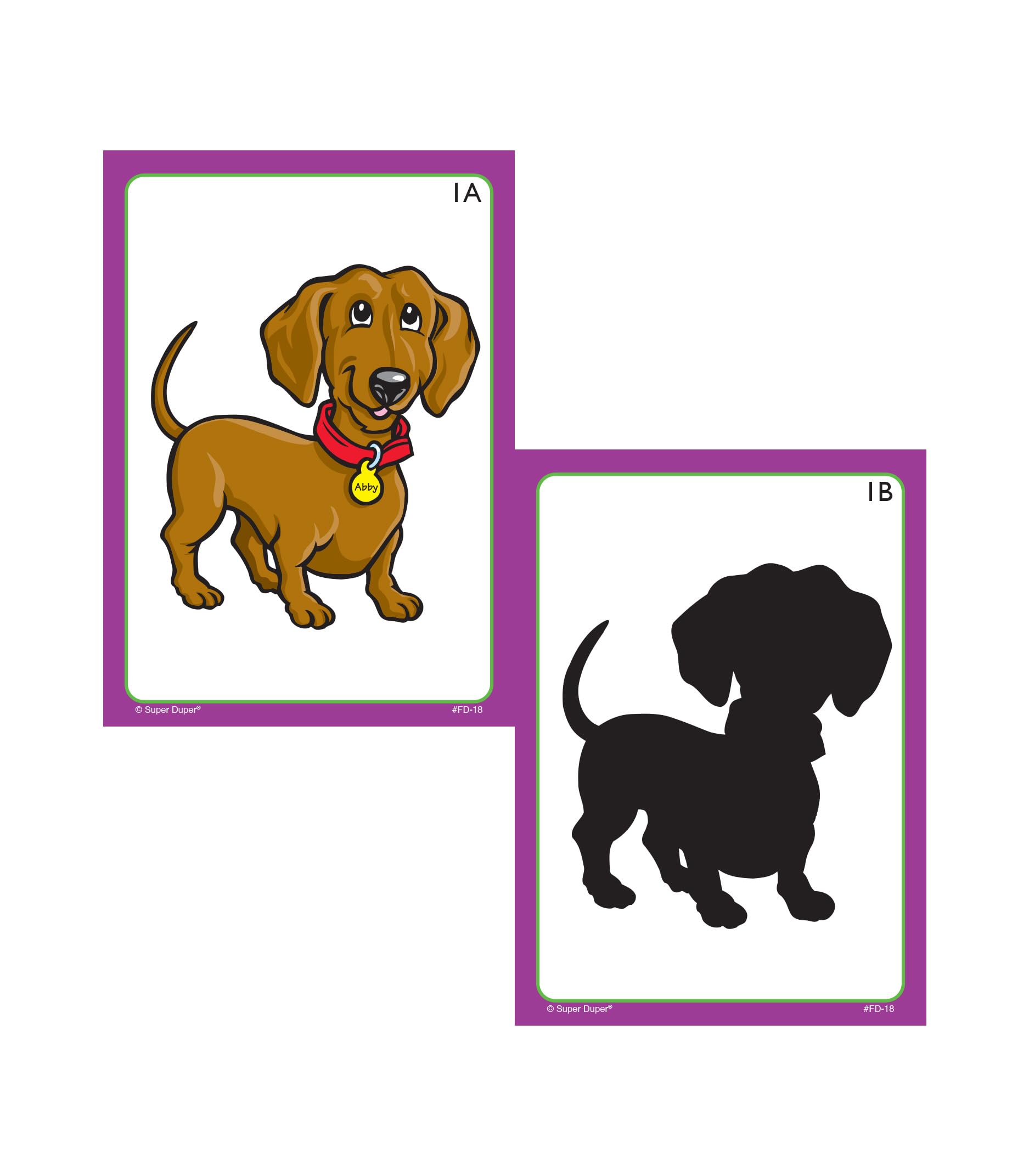 Super Duper Publications | Shadow Match-Ups Fun Deck Flash Cards | Educational Learning Resource for Children