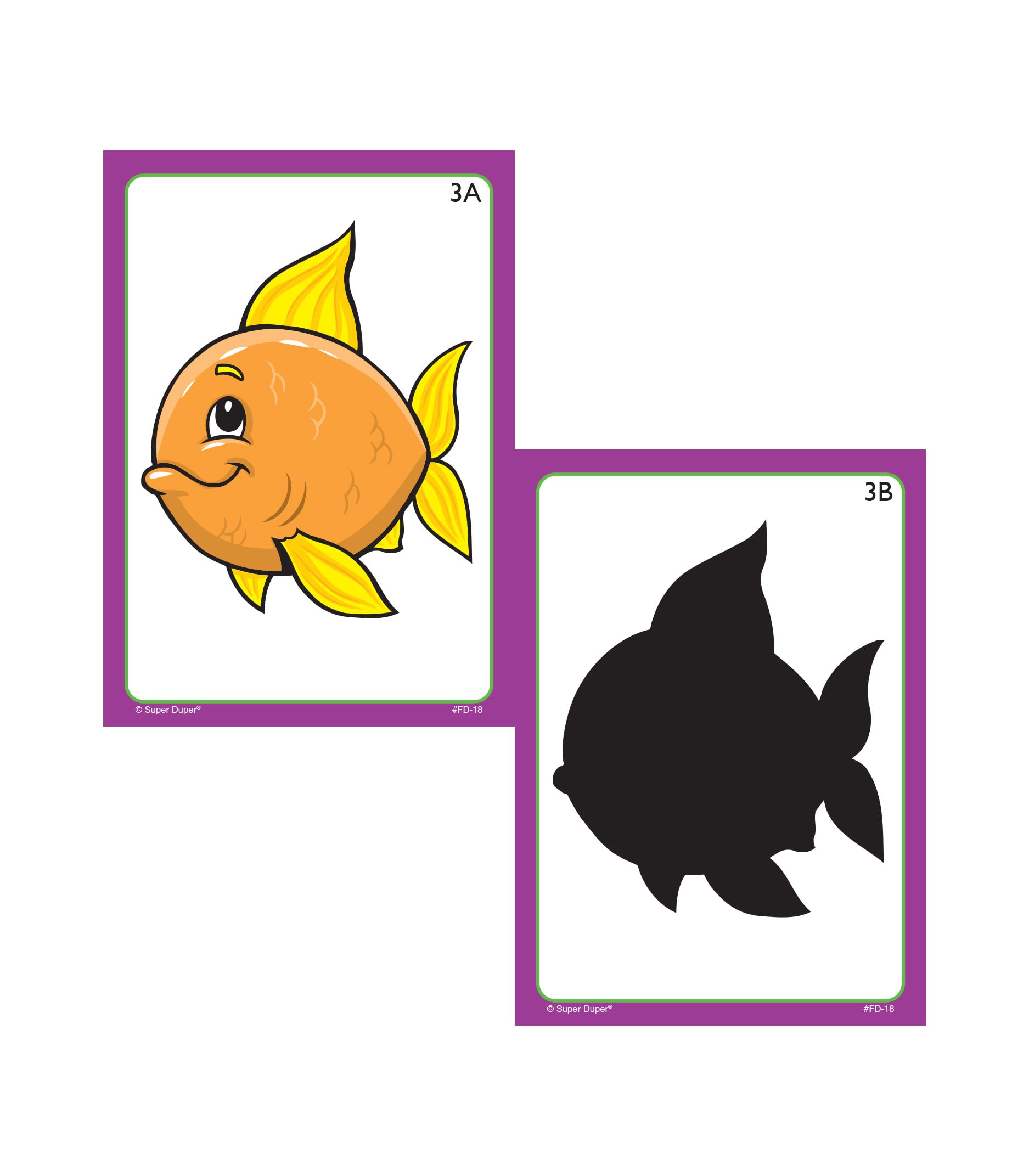 Super Duper Publications | Shadow Match-Ups Fun Deck Flash Cards | Educational Learning Resource for Children