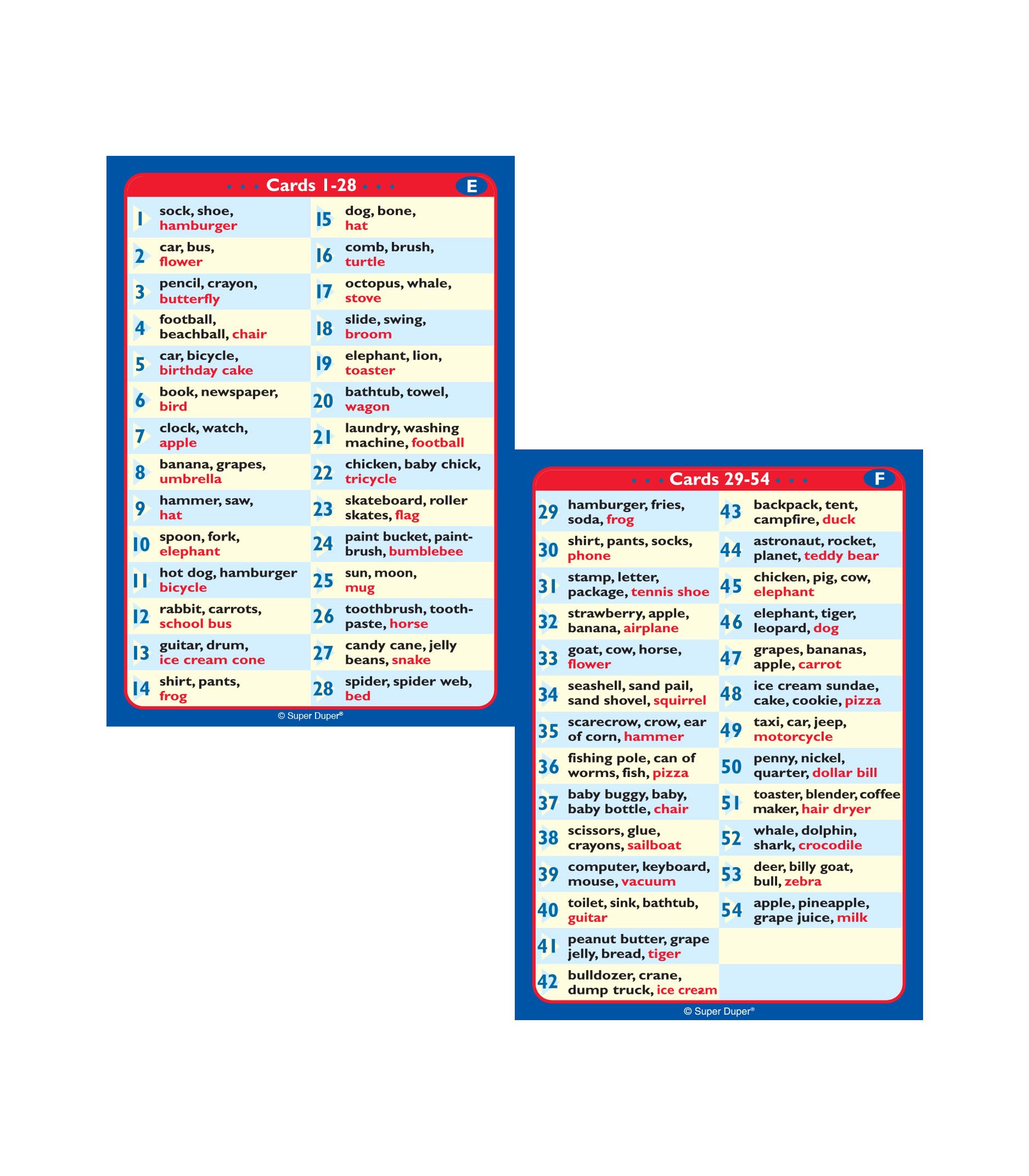 Super Duper Publications | What Doesn’t Belong? Fun Deck | Vocabulary and Classifying Skills Flash Cards | Educational Learning Materials for Children