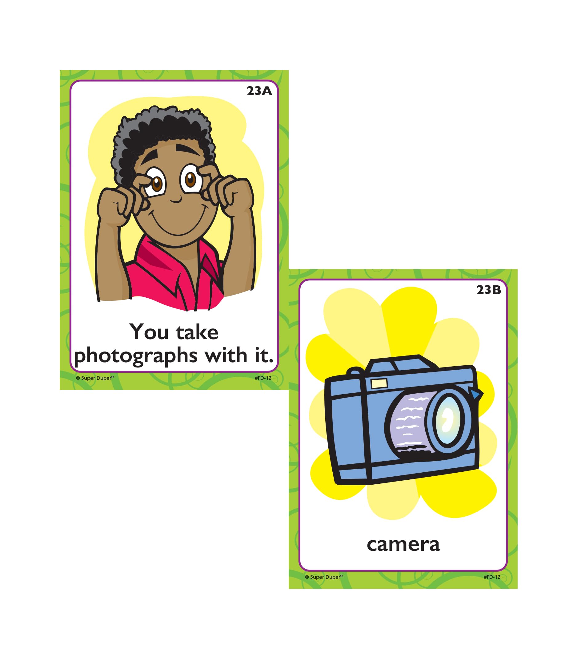 Super Duper Publications | Function Match-Ups Flash Cards | Identify and Describe Everyday Objects Fun Deck | Educational Learning Materials for Children