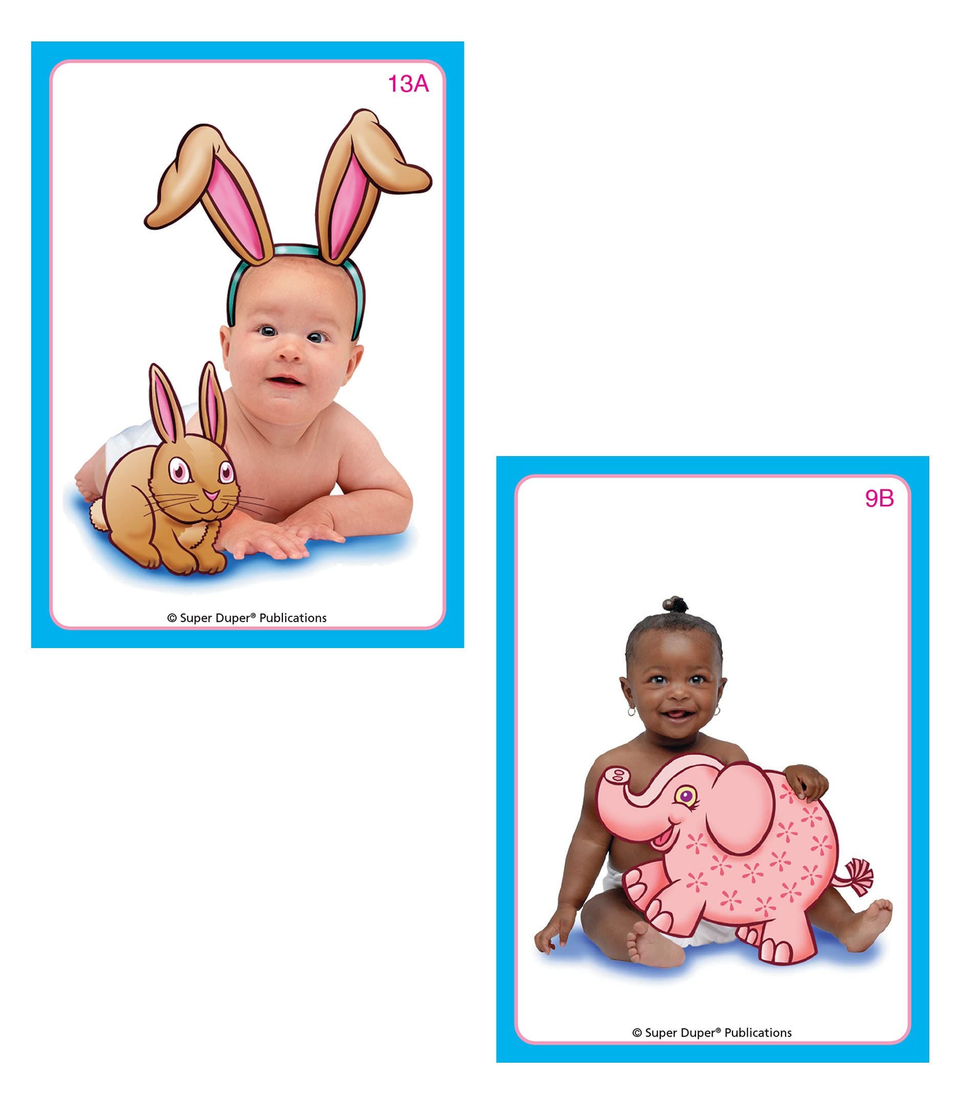 Super Duper Publications | Busy Babies Describing Fun Deck Flash Cards | Educational Learning Resource for Children