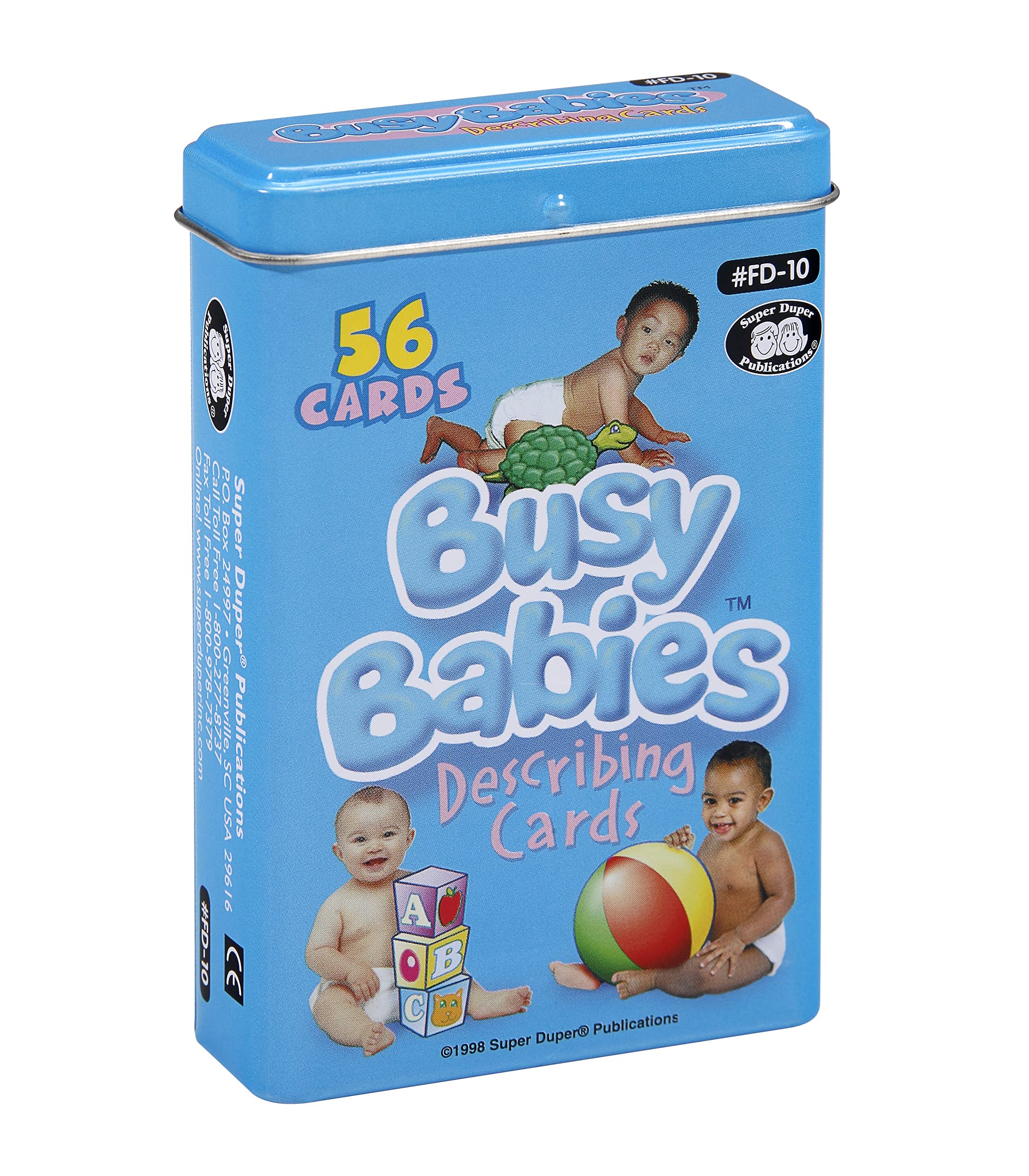 Super Duper Publications | Busy Babies Describing Fun Deck Flash Cards | Educational Learning Resource for Children
