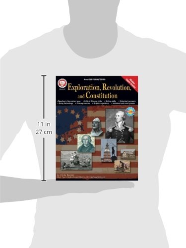 Mark Twain American History Workbook, Grades 6-12, Exploration, American Revolution, and Constitution, 13 Original US Colonies, and Declaration of ... (American History Series) (Volume 4)
