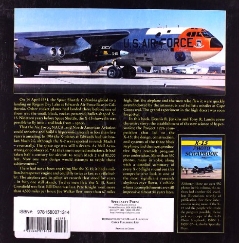 Hypersonic: The Story of the North American X-15 (Revised Edition) (Specialty Press)
