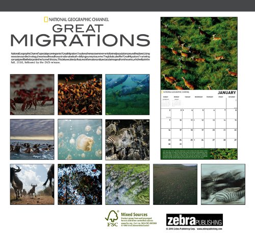 2011 Great Migrations - National Geographic Channel Calendar