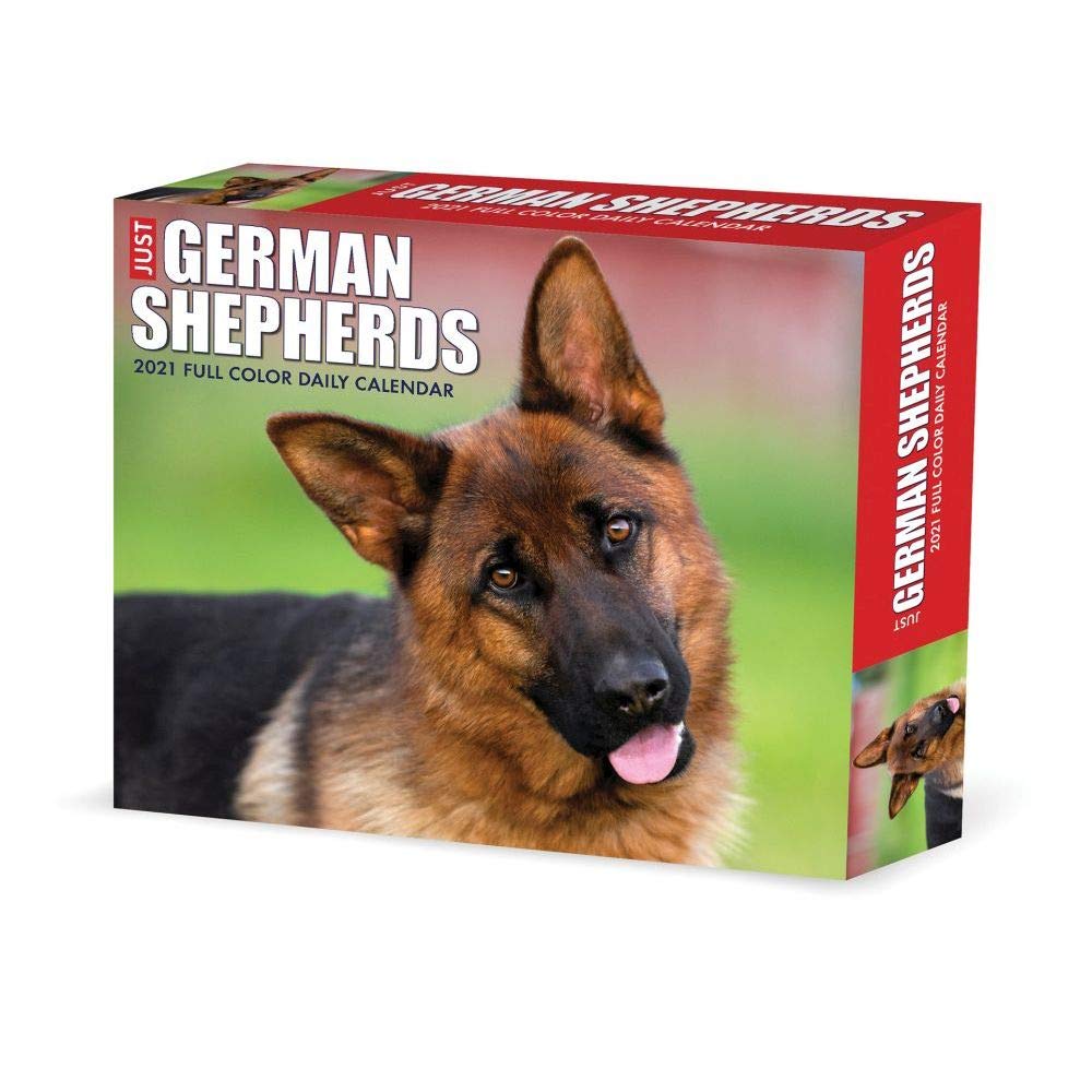 Just German Shepherds 2021 Box Calendar (Dog Breed Calendar)