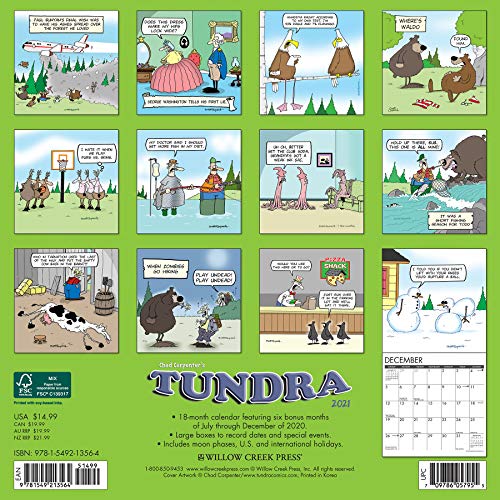 Tundra 2021 Wall Calendar