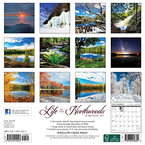 Life in the Northwoods 2021 Wall Calendar