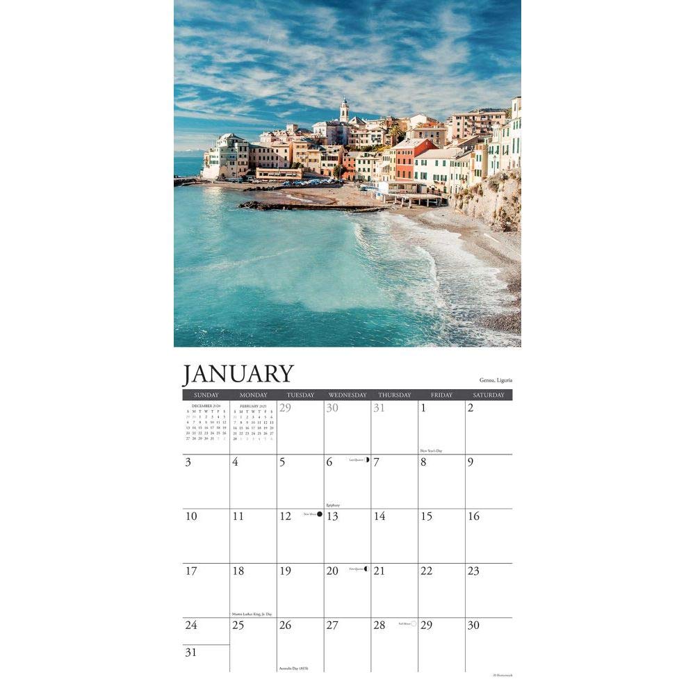 Italy 2021 Wall Calendar