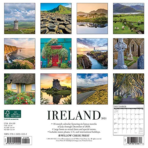 Ireland 2021 Wall Calendar