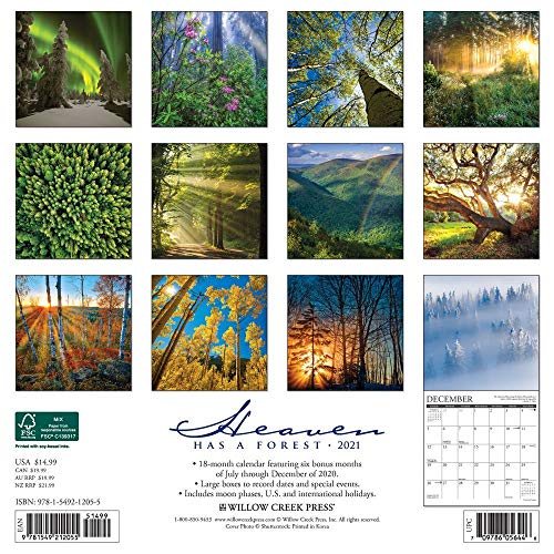 Heaven Has a Forest 2021 Wall Calendar