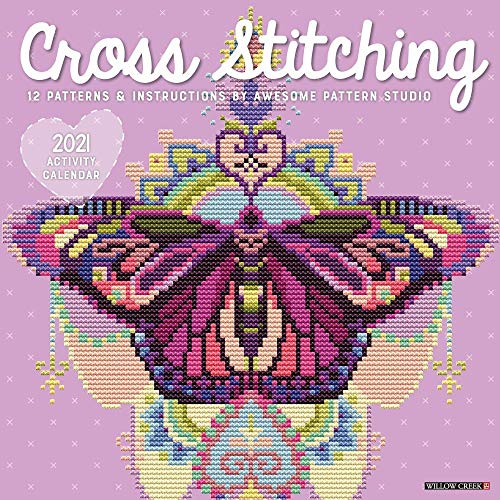Cross Stitching 2021 Wall Calendar