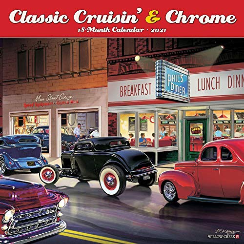 Classic Cruisin' & Chrome 2021 Wall Calendar