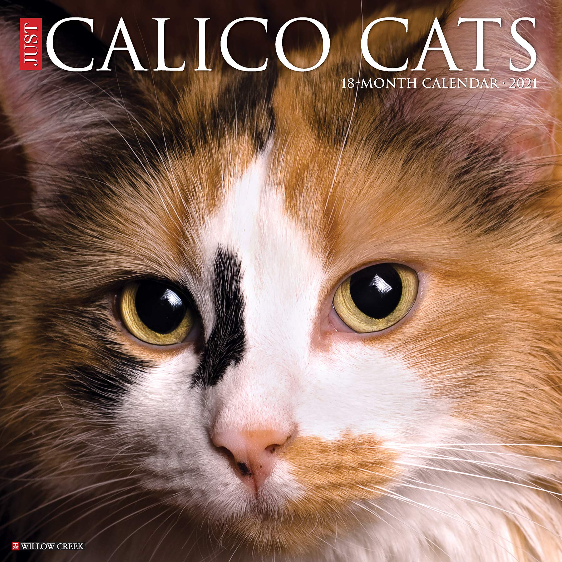 Just Calico Cats 2021 Wall Calendar