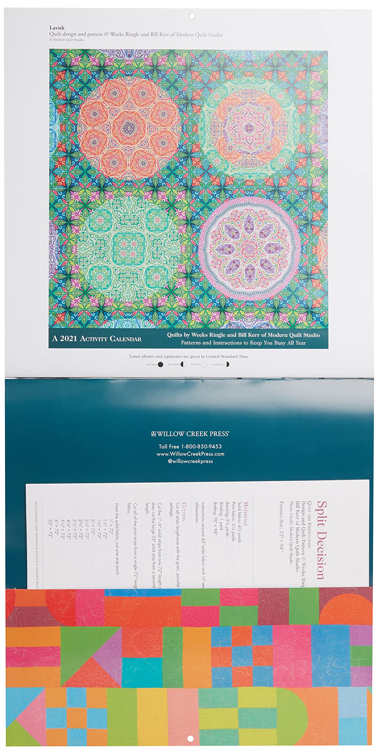 Art of the Quilt 2021 Wall Calendar