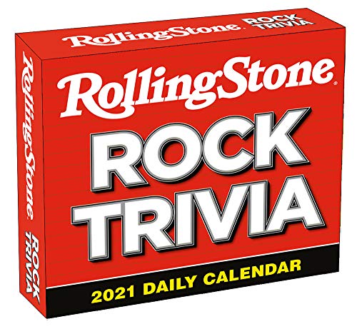 2021 Rolling Stone Rock Trivia Boxed Daily Calendar