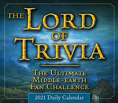 2021 The Lord of Trivia The Ultimate Middle Earth Fan Challenge Boxed Daily Calendar