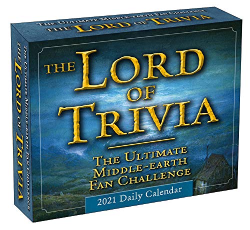 2021 The Lord of Trivia The Ultimate Middle Earth Fan Challenge Boxed Daily Calendar