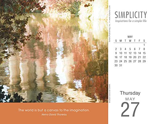 2021 Simplicity Inspirations for a Simpler Life Boxed Daily Calendar