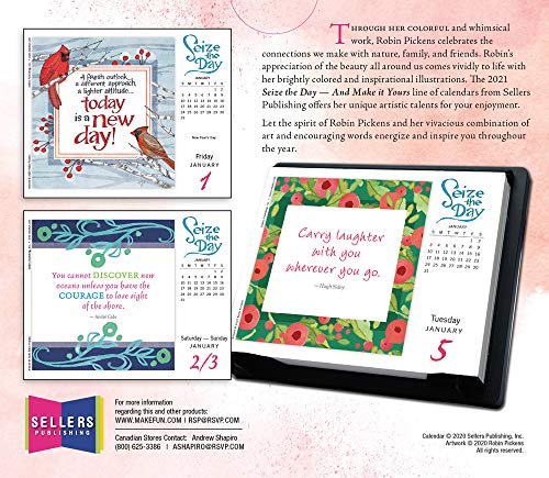 2021 Seize the Day Boxed Daily Calendar