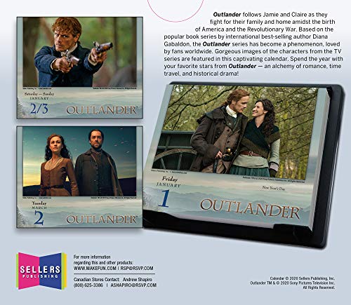 2021 Outlander Boxed Daily Calendar