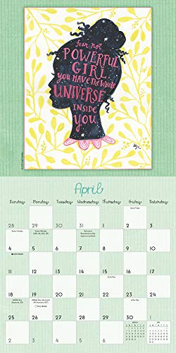 2021 The World According to Curly Girl 16-Month Wall Calendar