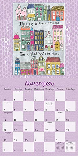 2021 The World According to Curly Girl 16-Month Wall Calendar