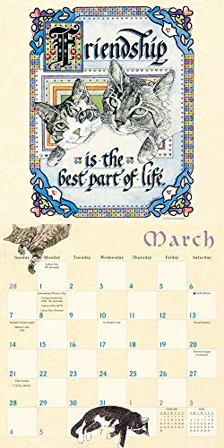 2021 The Proverbial Cat Feline Inspirations 16-Month Wall Calendar