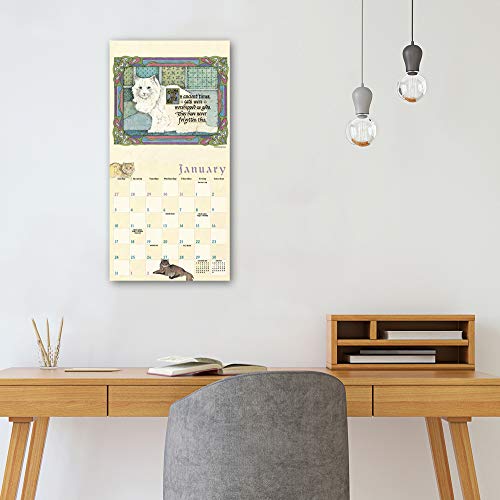 2021 The Proverbial Cat Feline Inspirations 16-Month Wall Calendar