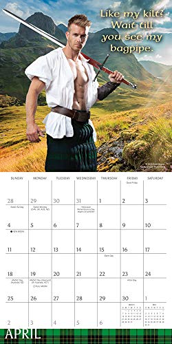 2021 Kilty Pleasures 16-Month Wall Calendar