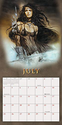 2021 The Fantasy Art of Royo 16-Month Wall Calendar