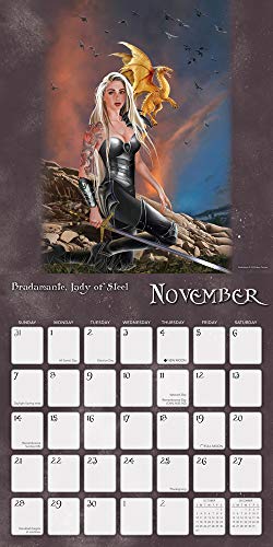2021 Dragon Witches The Art of Nene Thomas 16-Month Wall Calendar
