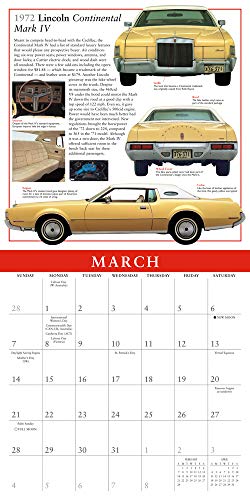 2021 Classics: Ultimate Automobiles 16-Month Wall Calendar