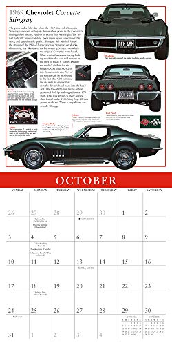 2021 Classics: Ultimate Automobiles 16-Month Wall Calendar