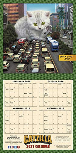 2021 Catzilla 16-Month Wall Calendar