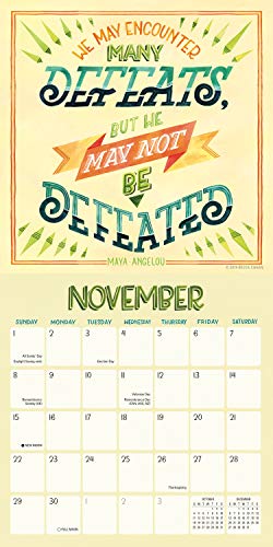 She Persisted 2020 Calendar: Quotes to Motivate and Inspire