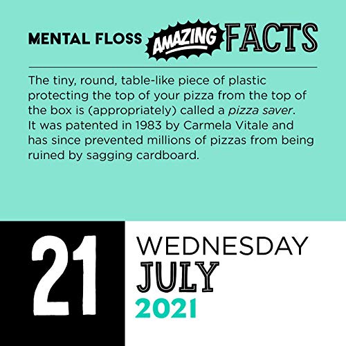 Amazing Facts from Mental Floss 2021 Day-to-Day Calendar: Fascinating Trivia From Mental Floss's Amazing Fact Generator