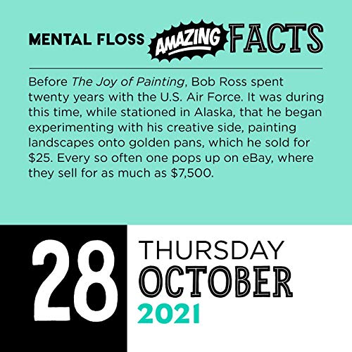 Amazing Facts from Mental Floss 2021 Day-to-Day Calendar: Fascinating Trivia From Mental Floss's Amazing Fact Generator