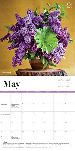 Martha's Flowers 2021 Wall Calendar