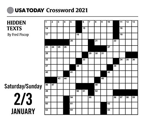 USA Today Crossword Puzzles 2021 Day-to-Day Calendar